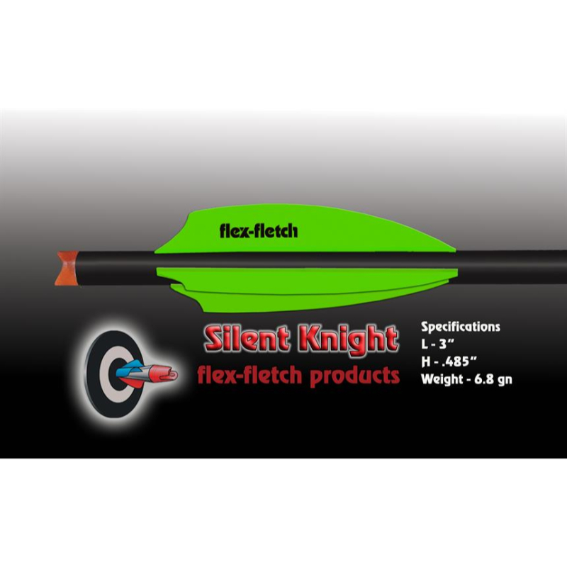 FLEX FLETCH VANES EXTREME 3 SILENT KNIGHT